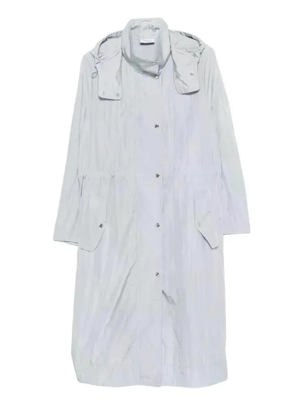 Akris Hooded Coat - Grey