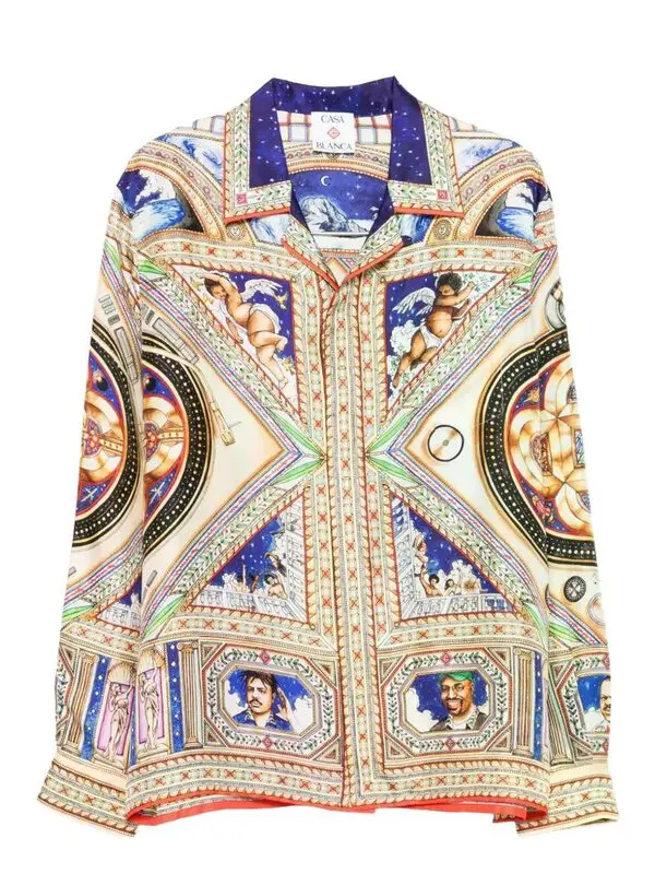 Casablanca Printed Shirt - Neutrals