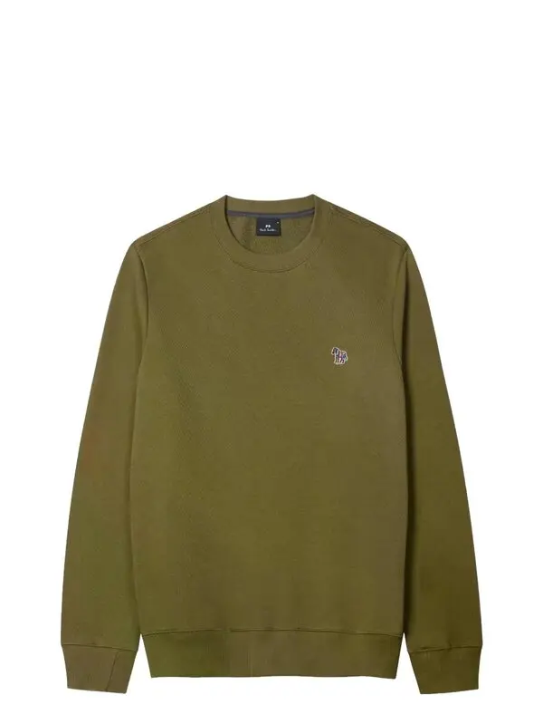 Paul Smith Zebra Logo Crew-neck Sweatshirt - Green