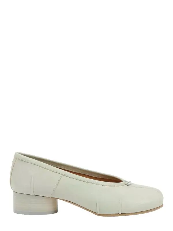 MAISON MARGIELA Tabi Split-toe Heeled Ballerinas - Grey