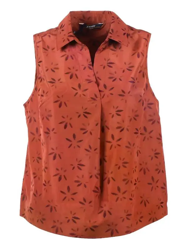 K-WAY Jacquard Top - Red