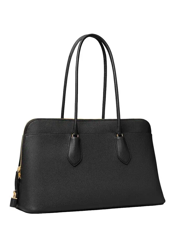Tory Burch Lock Satchel - Black