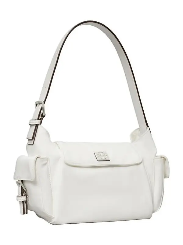 Tory Burch Virginia Pocket Shoulder Bag - White