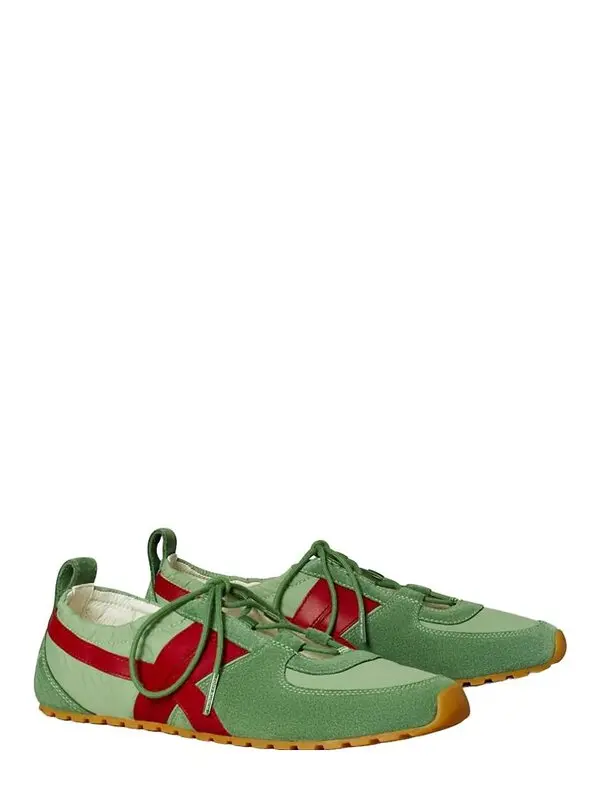 Tory Burch Hank Ballet Sneaker - Olive/tory Red/olive