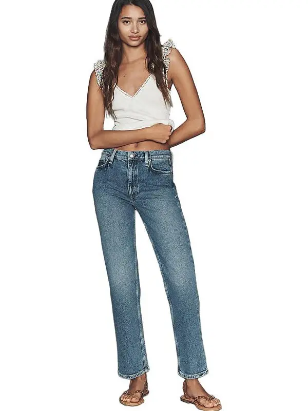 Rag & Bone Harlow Ankle Straight-leg Jeans - Accord