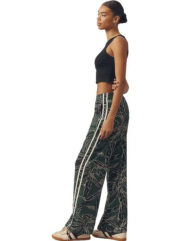 The Upside Tamara Juliet Track Pants - Green Pattern