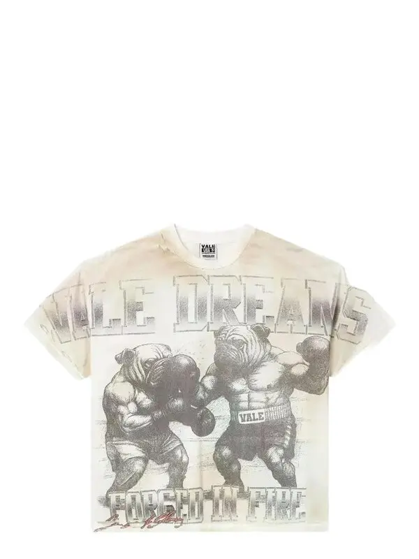 VALE FOREVER Forged Graphic T-shirt - Neutrals
