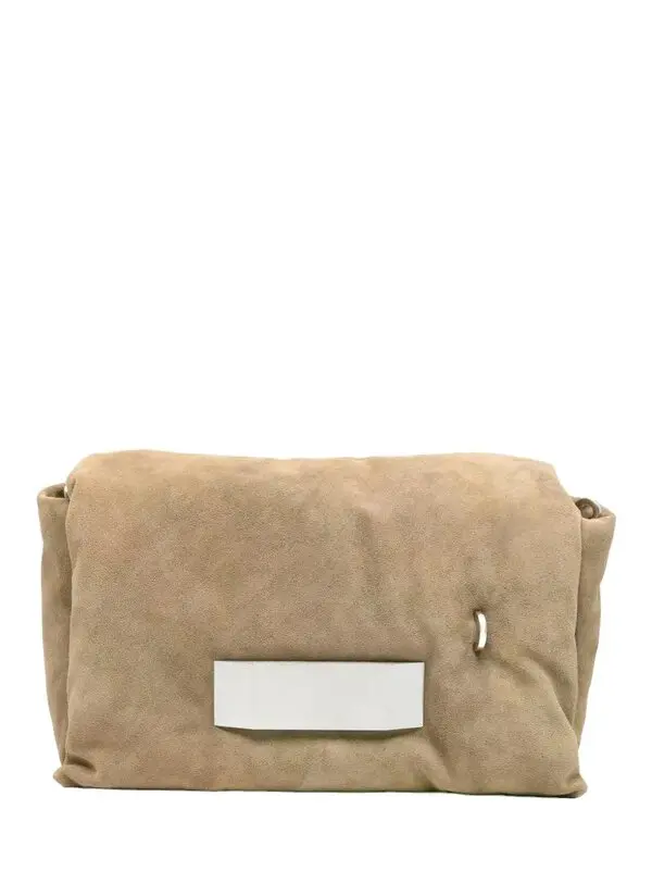 Rick Owens Griffin Leather Shoulder Bag - Neutrals