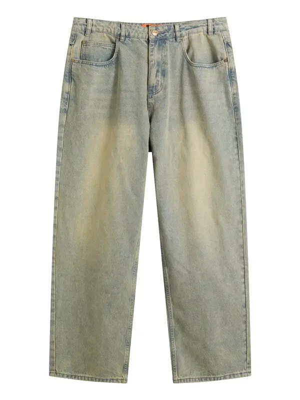 BUTTER GOODS Scorpion Stitch Denim Jeans - Tinted Light Blue