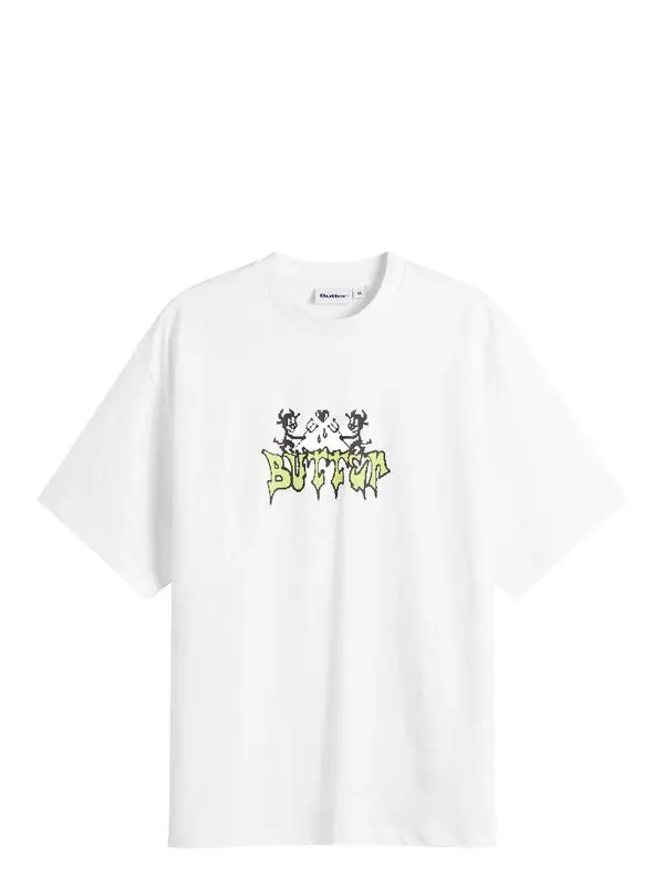 BUTTER GOODS Diablo T-shirt - White