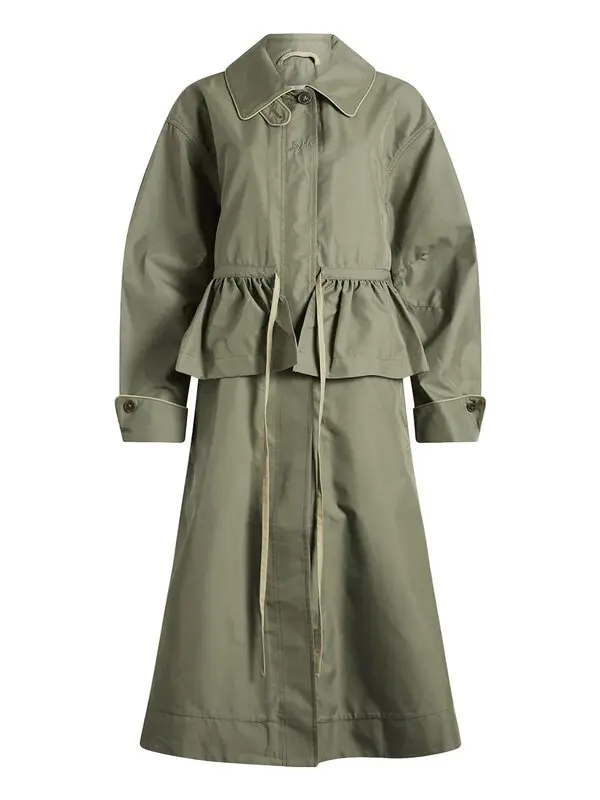 DAMSON MADDER Myrtle Trench Coat - Sage