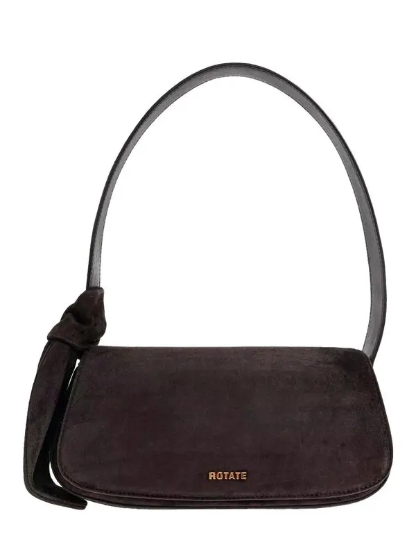 ROTATE BY BIRGER CHRISTENSEN Knot Logo-detail Shoulder Bag - Brown