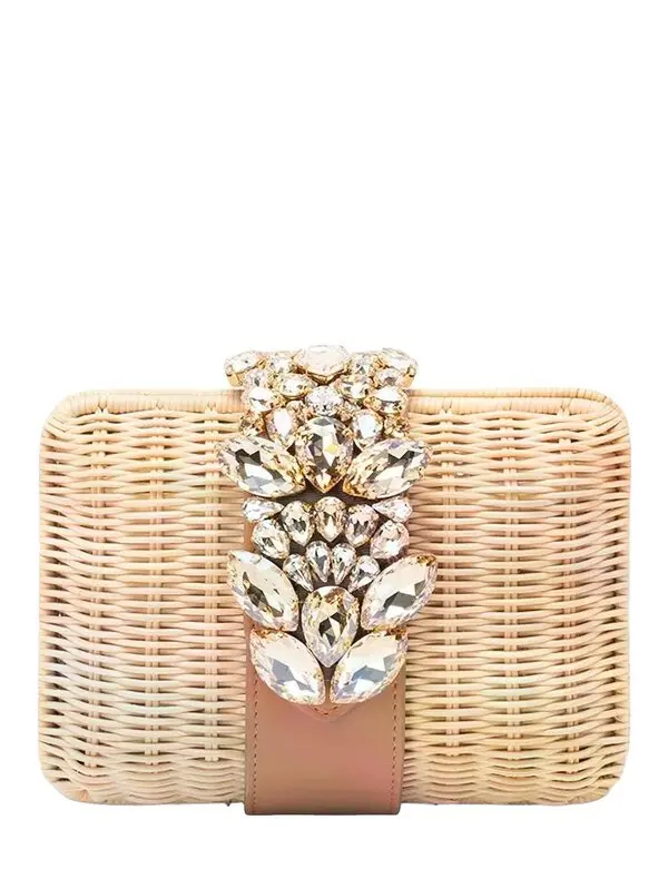 GEDEBE Capri Clutch Bag - Neutrals