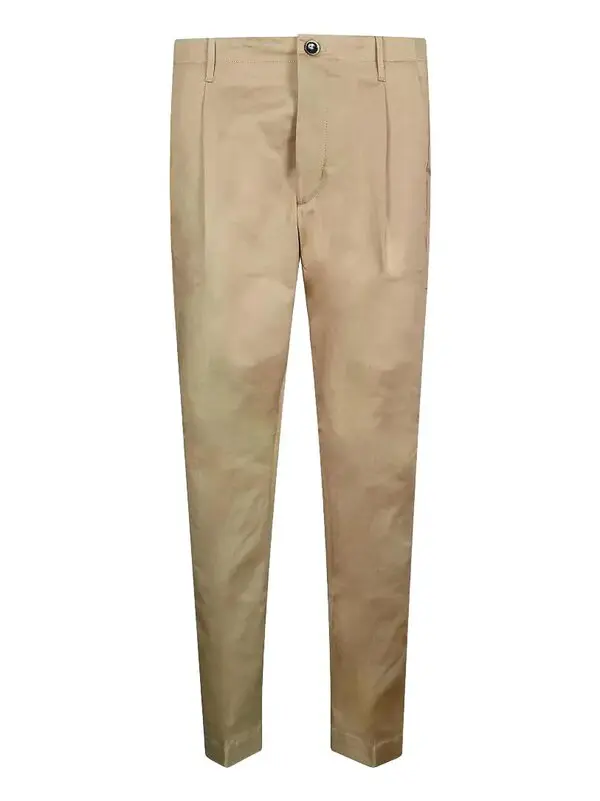 NINE:INTHE:MORNING Fold Chino Trousers - Neutrals
