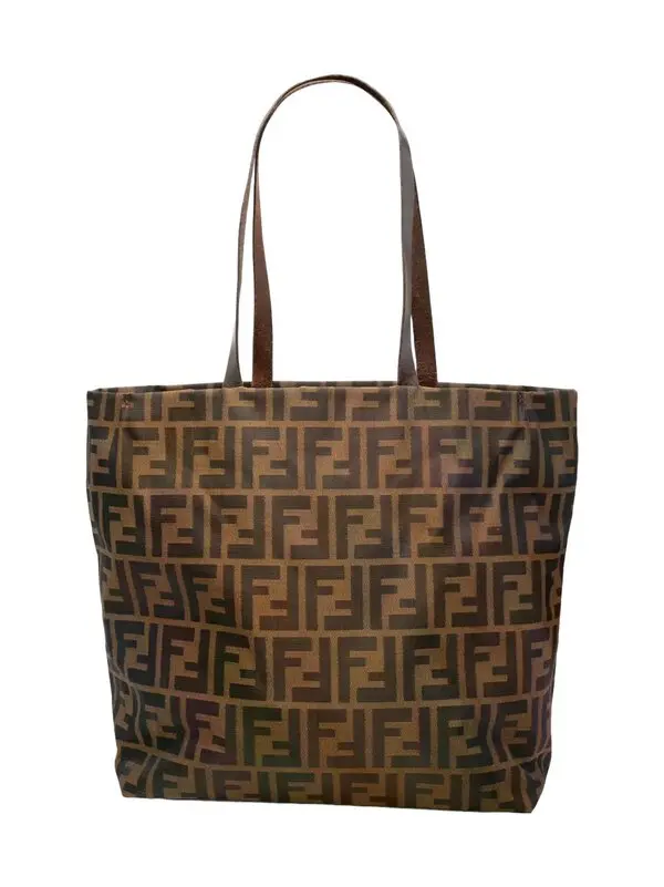 Fendi Zucca Canvas Tote Bag - Brown