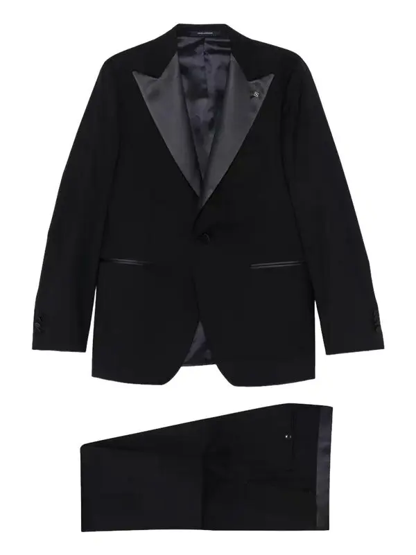 Tagliatore Peak-lapel Suit - Blue