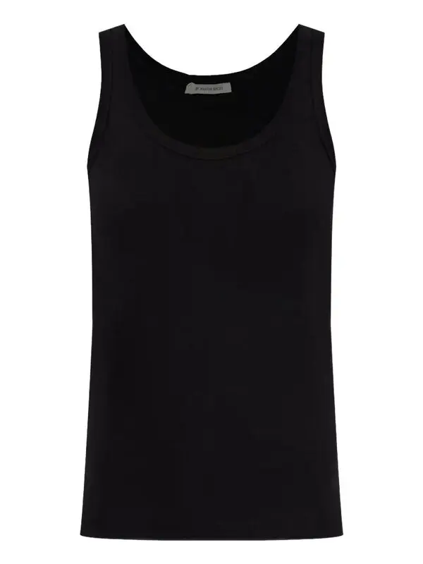 BY MALENE BIRGER Logo-embroidered Tank Top - Black
