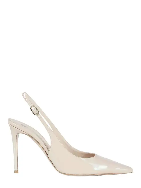 Roberto Festa Pointed-toe Slingback Pumps - Neutrals