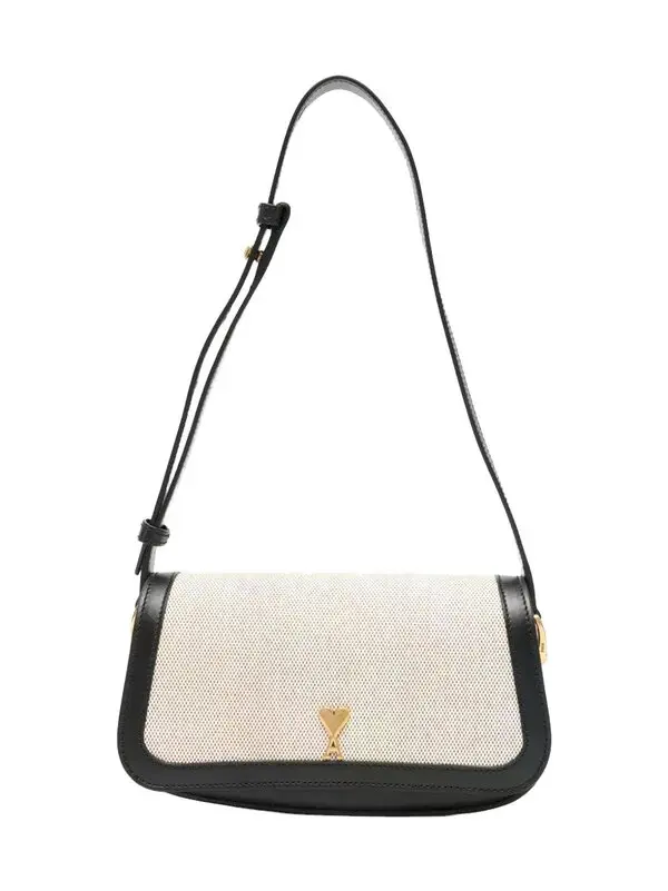 AMI Paris De Coeur Shoulder Bag - Neutrals