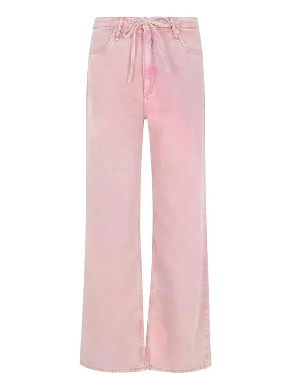 Rag & Bone Phoebe Drawstring Jeans - Pink