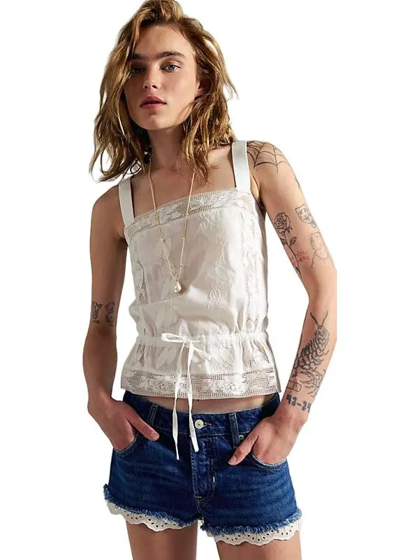 Free People We The Free Cali Lace Shorties - That Girl