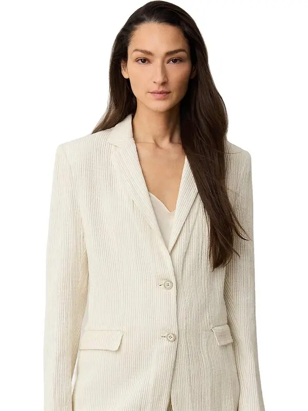 Ralph Lauren Angeline Lambskin Jacket - Cream