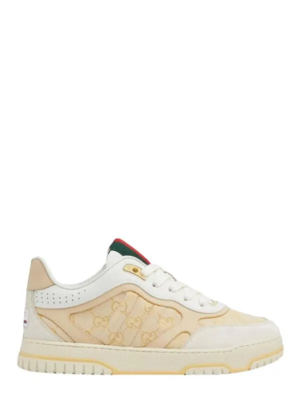 Gucci Reweb Gg Canvas Sneakers - Ivory/light Beige