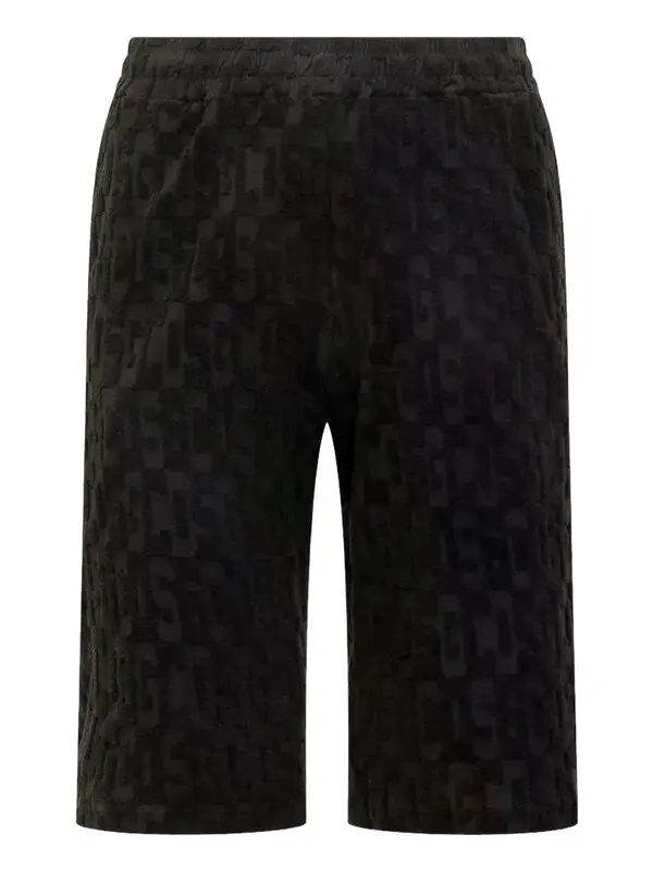 Gcds Monogram Shorts - Black