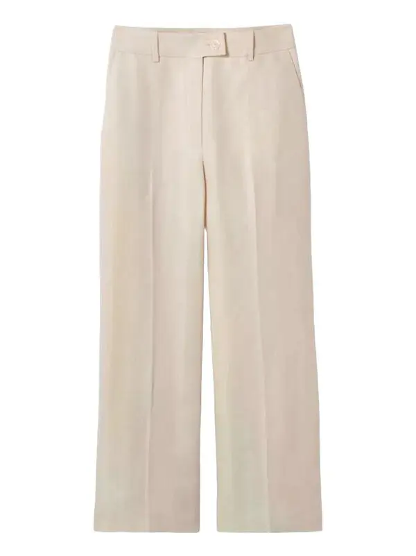 Claudie Pierlot Flared Trousers - Neutrals