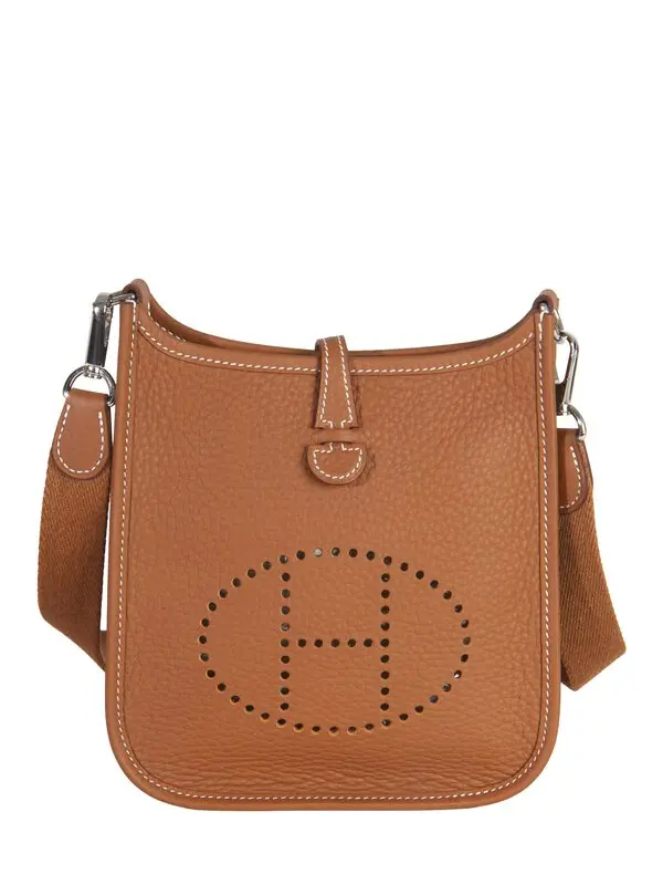 Hermès Gold Clemence Evelyne 16 Tpm Phw - Brown