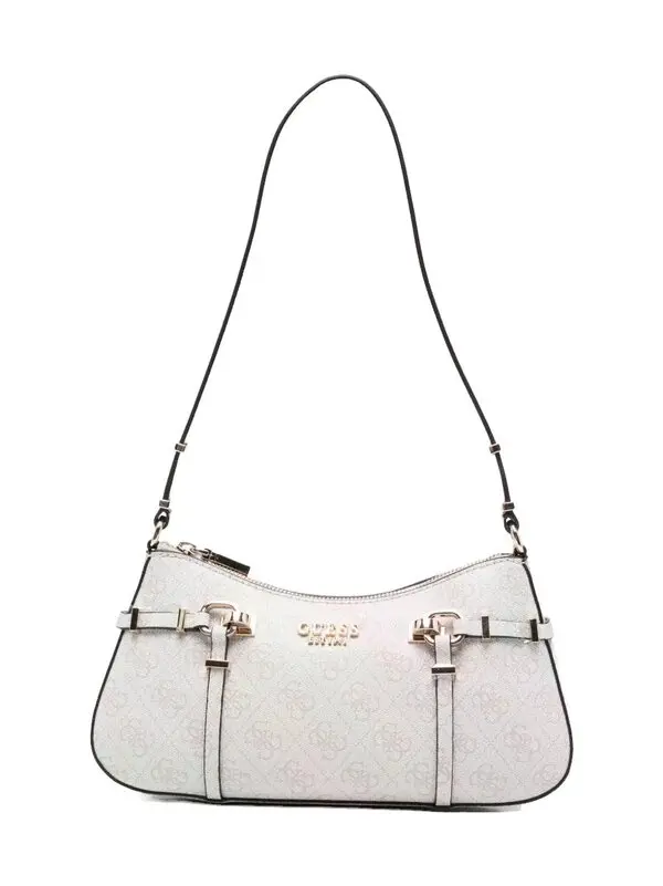 Guess Monogram-pattern Shoulder Bag - Grey