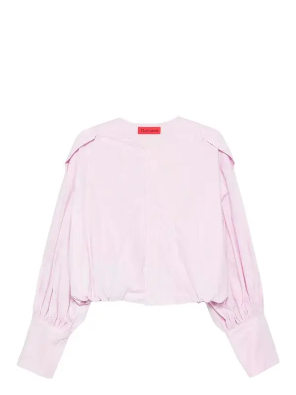 THELATEST Panelled Shoulder Top - Pink