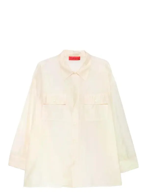 THELATEST Daria Chest-pocket Buttoned Shirt - Neutrals
