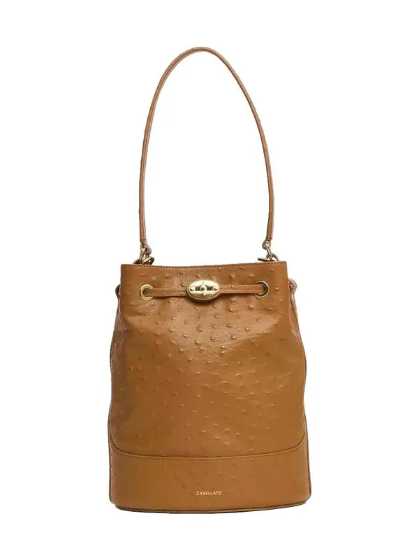 ZANELLATO Monda Cactus Bucket Bag - Brown