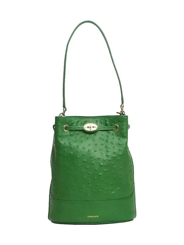 ZANELLATO Monda Cactus Bucket Bag - Green