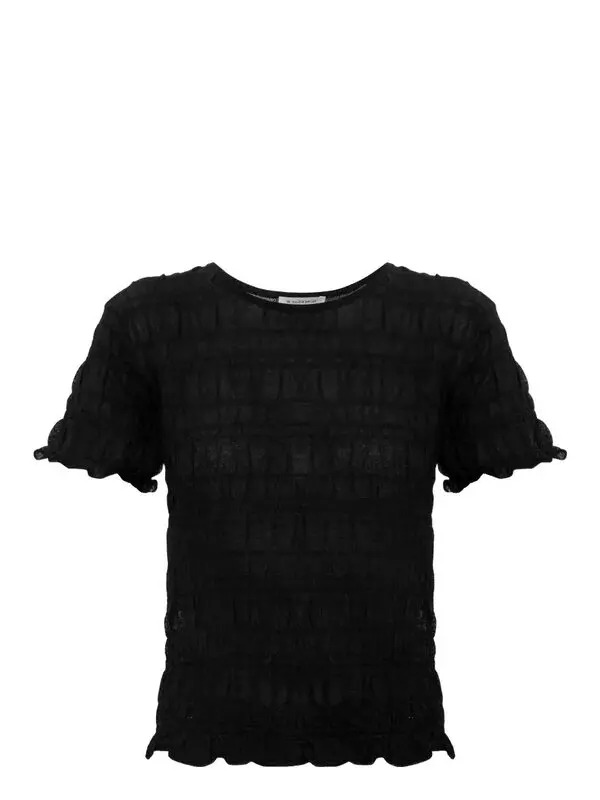 BY MALENE BIRGER Ella Crew-neck Top - Black