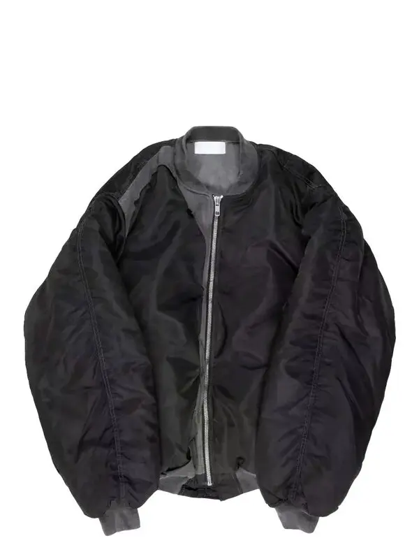 ALEXANDER DIGENOVA Cutout Bomber Jacket - Black