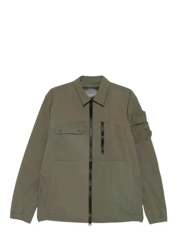 JG1 Zip-fastening Shirt Jacket - Green