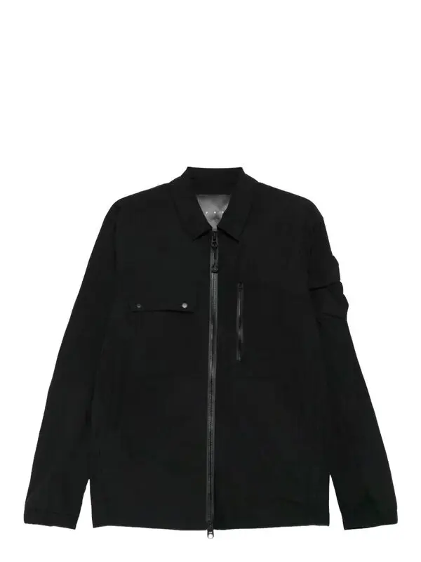 JG1 Zip-fastening Shirt Jacket - Black