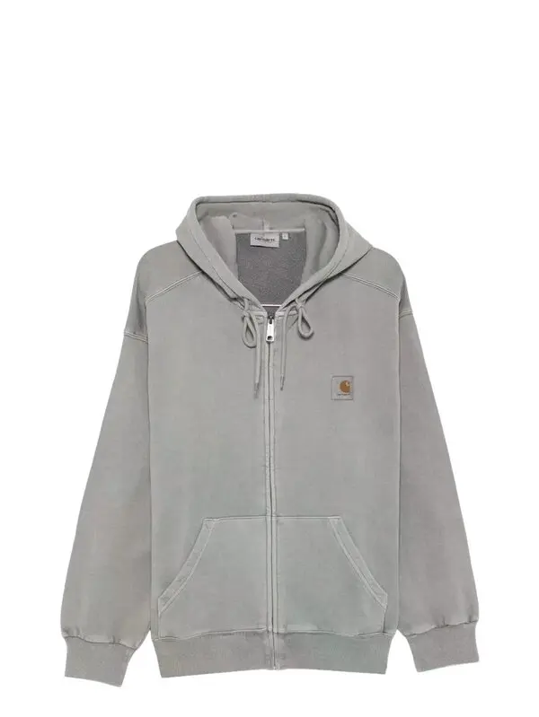Carhartt Work In Progress Zip-fastening Hooded Sweatshirt - Grey