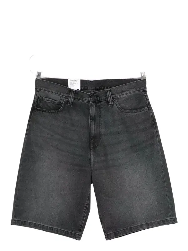 Carhartt Work In Progress Button-fastening Denim Shorts - Grey