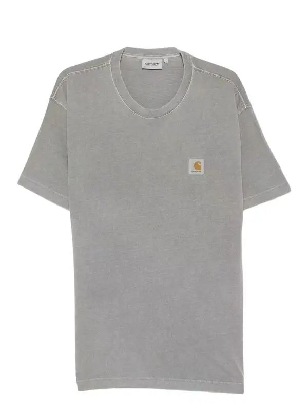 Carhartt Work In Progress Logo-patch T-shirt - Grey