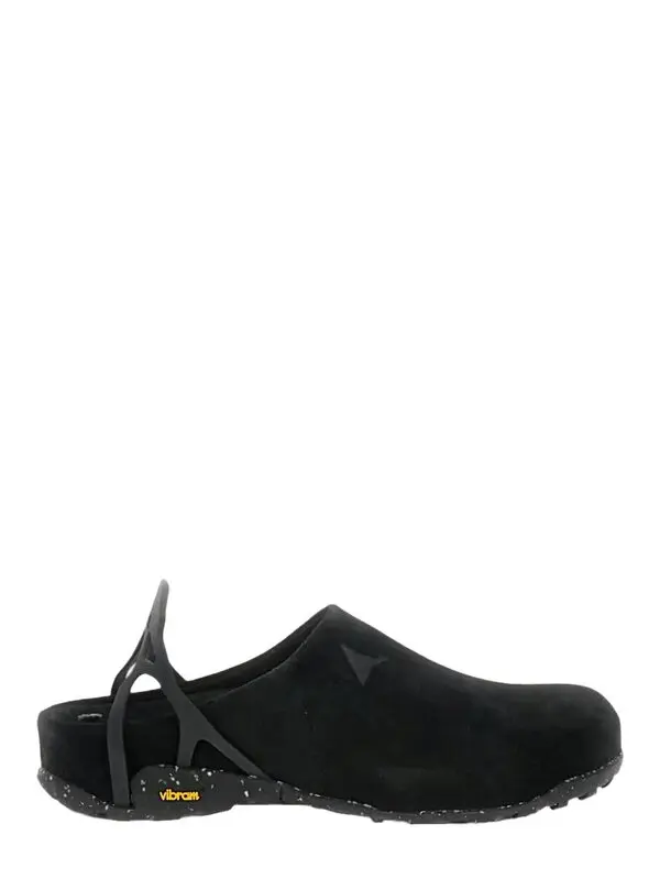 ROA Cut-out Mules - Black