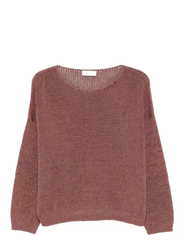 ROBERTO COLLINA Open-knit Sweater - Pink