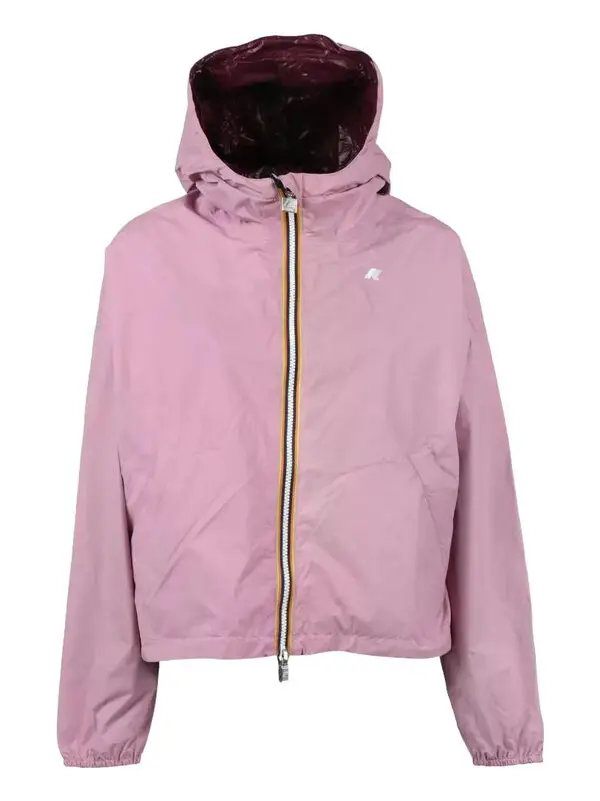 K-WAY Laurette Double Hooded Jacket - Pink