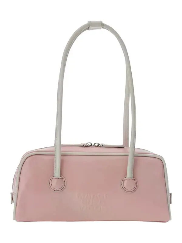 MARGESHERWOOD Crinkle Leather Shoulder Bag - Pink
