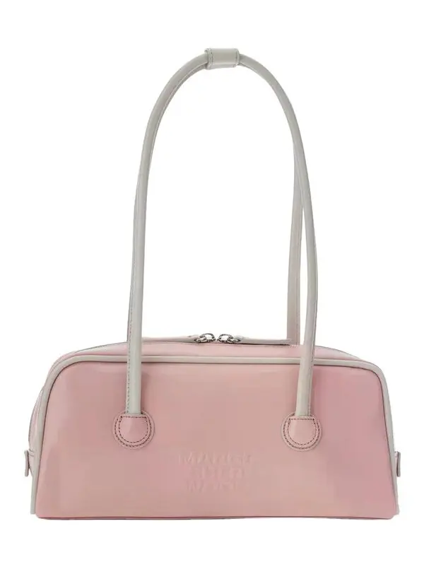 MARGESHERWOOD Crinkle Leather Shoulder Bag - Pink