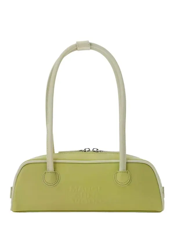 MARGESHERWOOD Embossed Shoulder Bag - Green