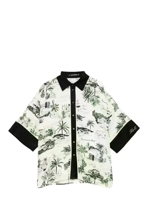 Karl Lagerfeld Fluid Shirt - White