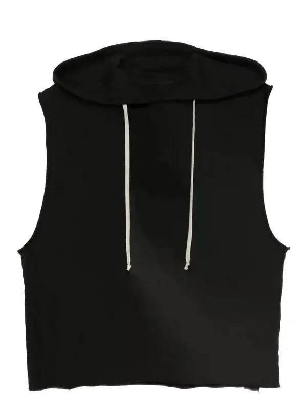 Rick Owens Hooded Vest - Black